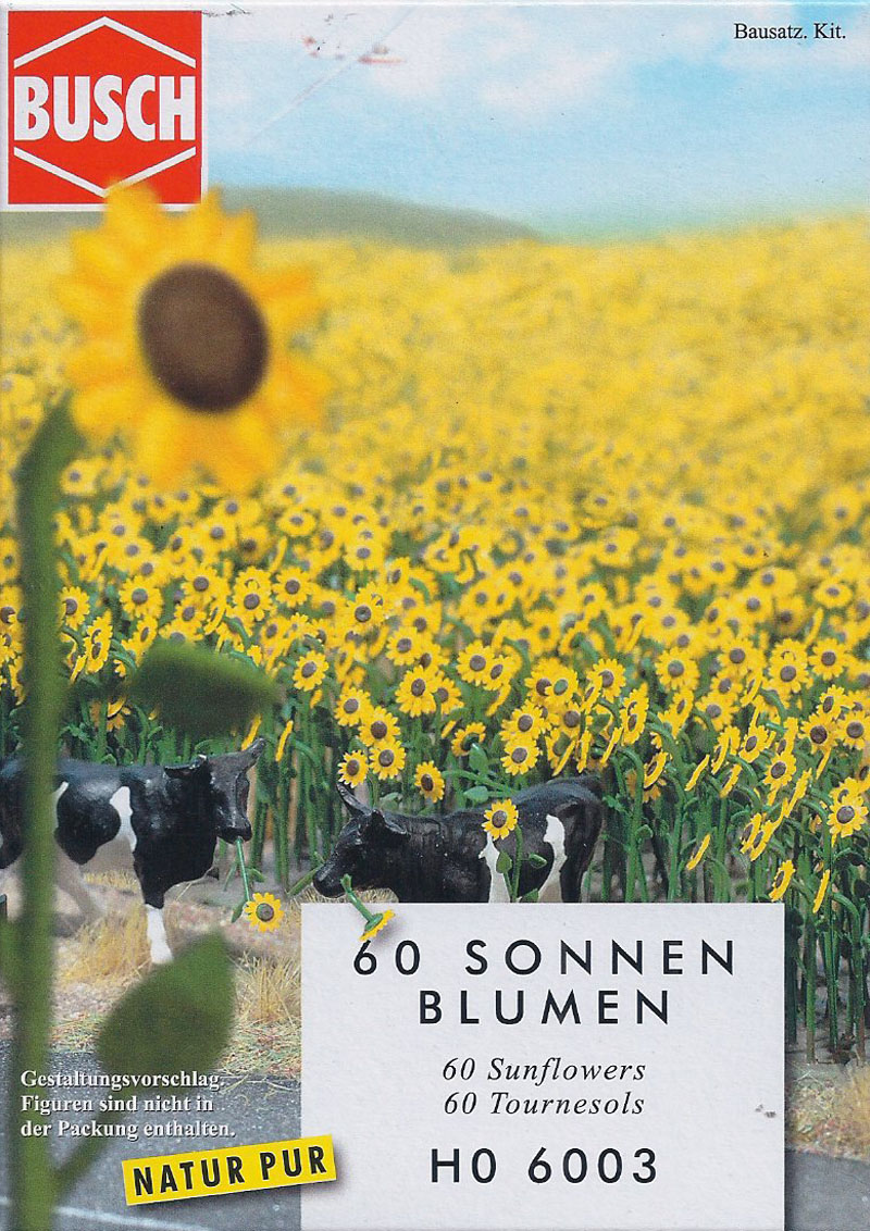 Busch 6003BUS Sunflower Field HO scale - Hattons