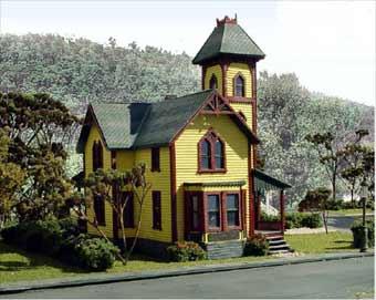 Branchline Trains 601BRT Tower House Laser-Art Structures kit