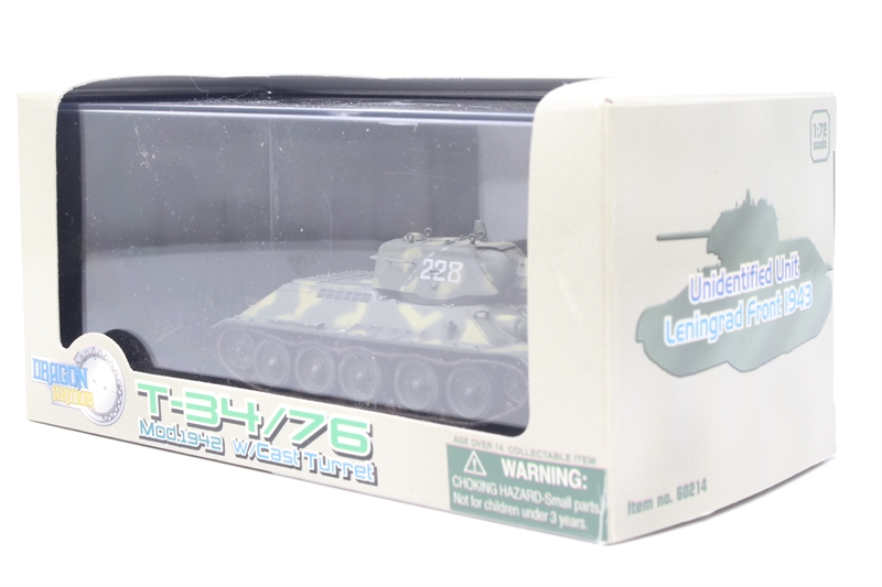 Dragon Armor 60214DGA T34/76 w/Cast turret - Leningrad - Hattons