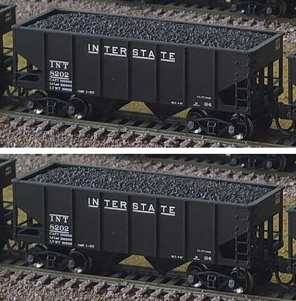 Bluford Shops 60382BLF 2-bay USRA open hopper of Interstate - black ...