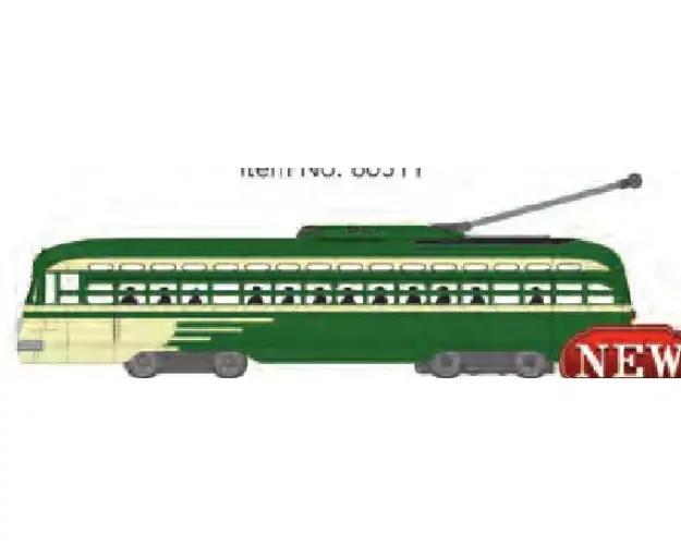 Bachmann USA 60513BUS PCC Streetcar - DCC Ready - Painted Scale