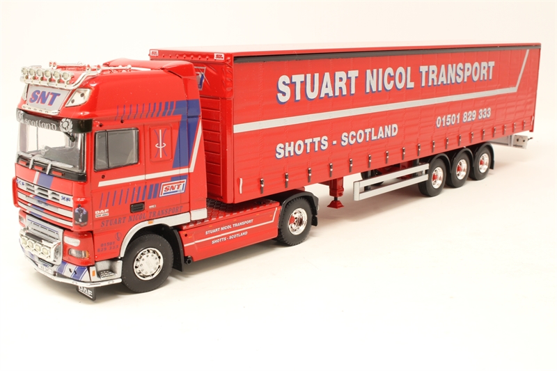 Tekno 60599TEK DAF XF105 SSC with curtainside trailer - Hattons