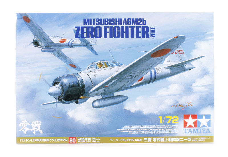 Tamiya 60780TAM Mitsubishi A6M2b Zero Fighter Zeke