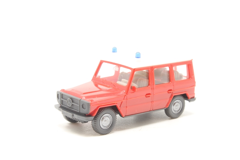 Wiking 609WIK Mercedes Benz G Wagen 'Feuerwehr' Fire Department red