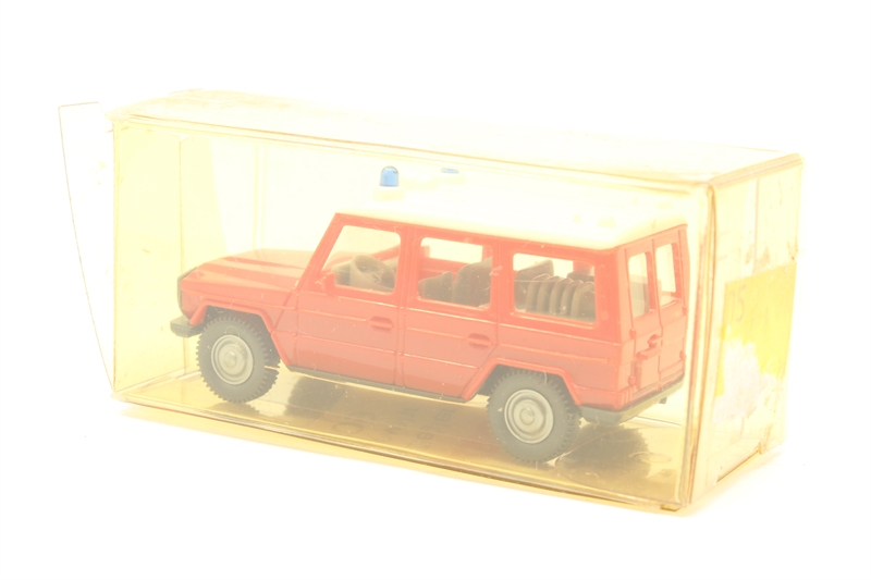 Wiking 609WIK Mercedes Benz G Wagen 'Feuerwehr' Fire Department red
