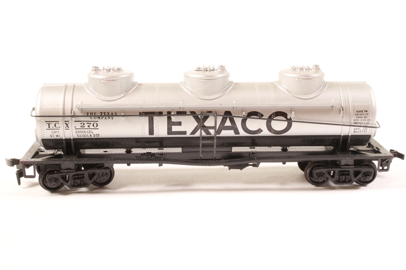 Cox Models 61-4010 3-Dome Bogie Tank Car - 'Texaco' - Hattons