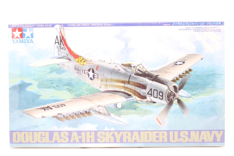 Tamiya 61058 Douglas A-1H Skyraider - Hattons