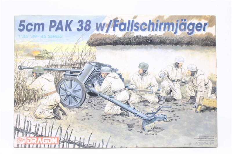 Dragon 6118DRA 5cm PAK 38 w/Fallschirmj+ñger