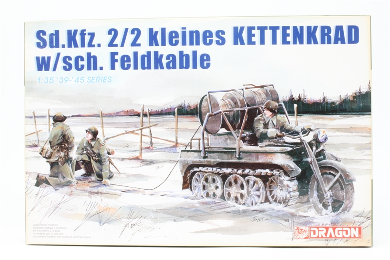 Dragon 6128DRA Sd.Kfz. 2/2 kleines Kettenkrad w/sch. Feldkable