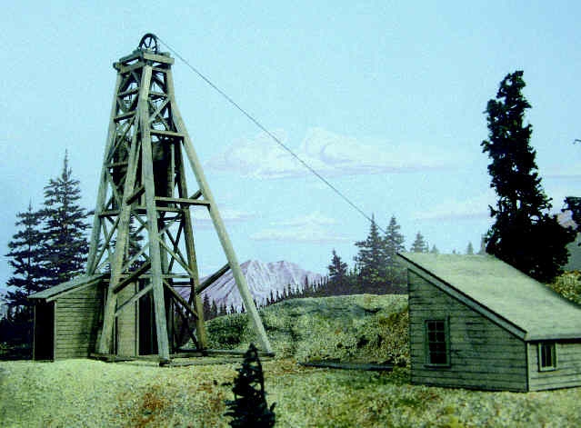 Builders in Scale 616BUI The Mine Headframe Kit - Hattons