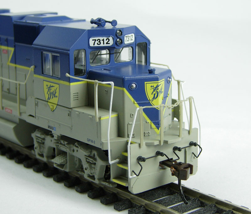 Bachmann USA 61704BAC GP38-2 EMD 7312 of the Delaware & - Hattons