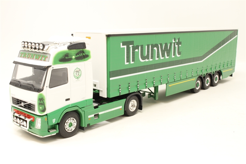 Tekno 61791TEK Volvo FH02 Globetrotter with curtainside trailer 'Trunwit'