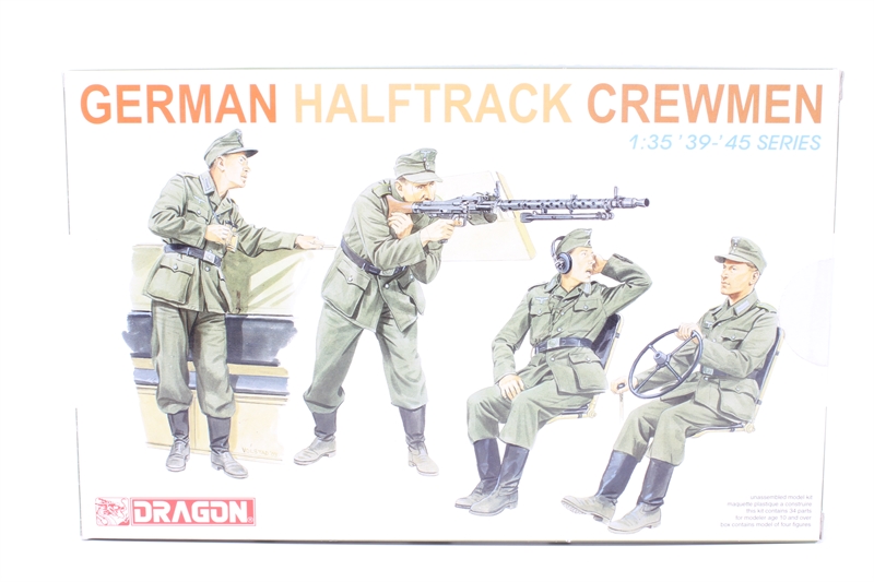 Dragon 6193 German half-track crewmen - Hattons