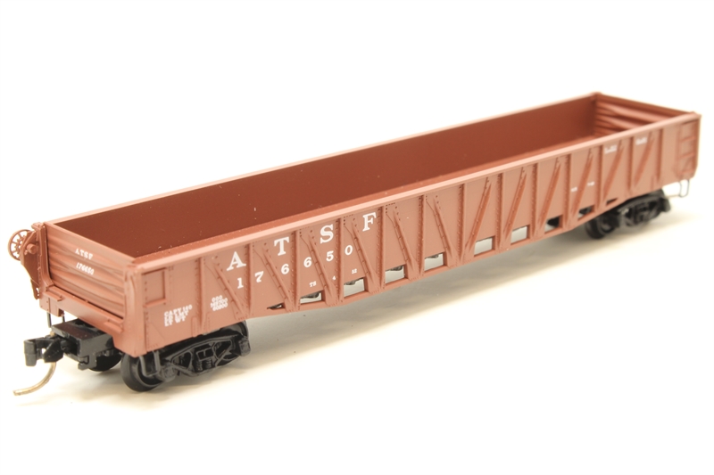 Micro-Trains 62030-176650 50' fishbelly composite side drop end gondola
