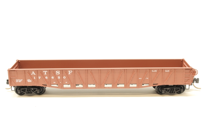 Micro-Trains 62030-176650 50' fishbelly composite side drop end gondola