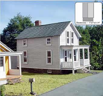 Branchline Trains 625BRT Finley House Laser-Art Structures kit