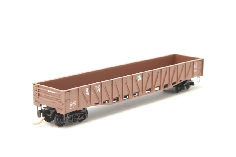 Micro-Trains 63010-145431 50' fishbelly composite side fixed end gondola