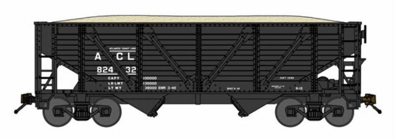 Bluford Shops 63114BLF 2-bay composite War Emergency open hopper of the ...