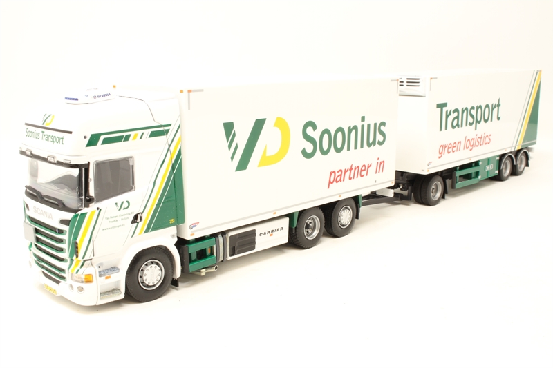 Tekno 63194TEK Scania R-series Topline combi 'Soonius Transport'