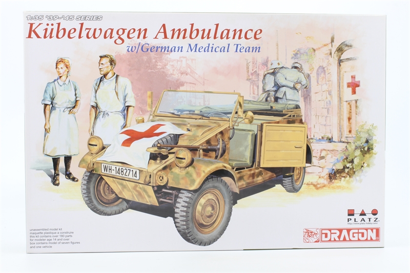 Dragon 6336DRA Kubelwagen Ambulance with German medical team
