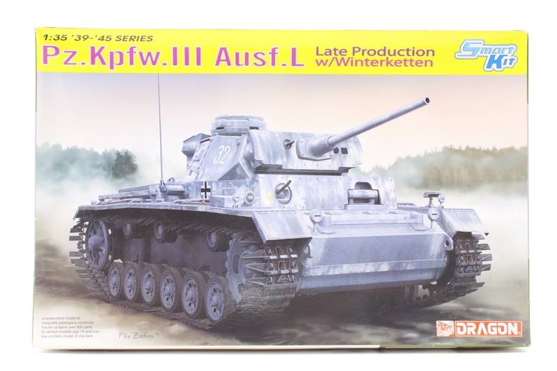 Dragon 6387DRA PzKpfw III ausf L late production with winterketten