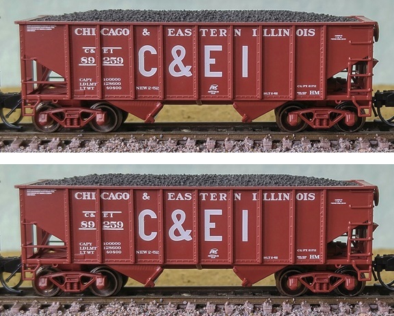 Bluford Shops 65102BLF 8-Panel 2-Bay Hopper, Chicago and Eastern Illinois