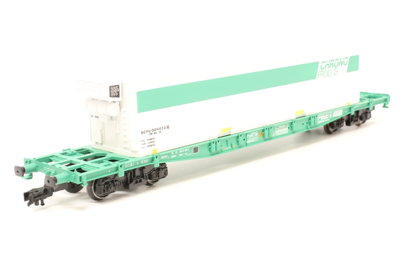 Jouef 6534Jouef Bogie flat wagon with container 'Chrono Froid' of the