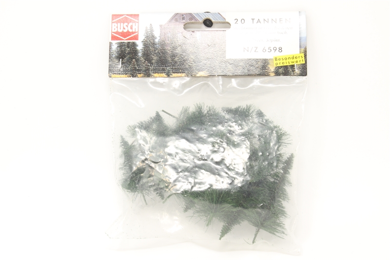 Busch 6598BUS N/z 20 Assorted Trees HO scale