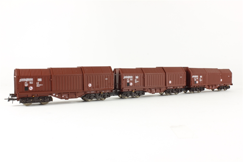 Roco 66100Roco Set of 3 DB Telescopic Wagons (DCC) IV