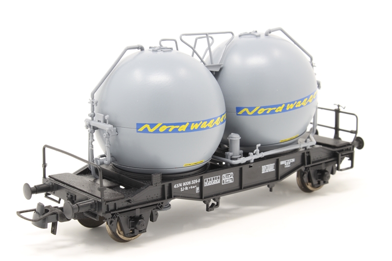 Roco 66838Roco Spherical Silo Wagon "Nordwaggon" of the SJ