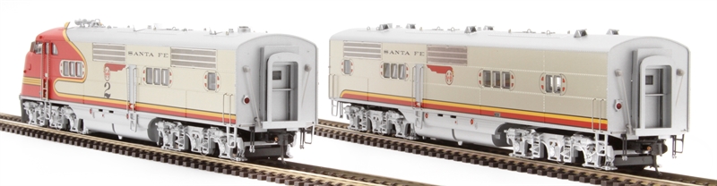 Broadway Limited Imports 6893 E1 A/B Set - ATSF Pre-1946 - Hattons