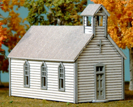 American Model Builders Inc 691ABI Crossroads Church Kit