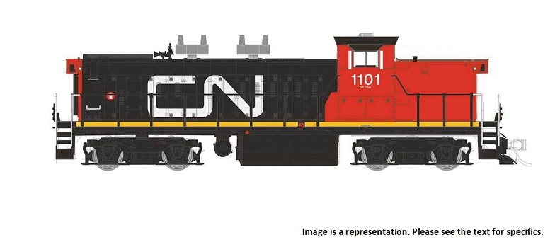 Rapido Trains North America 70047RNA GMD1 1100-series GMD 1149 of the