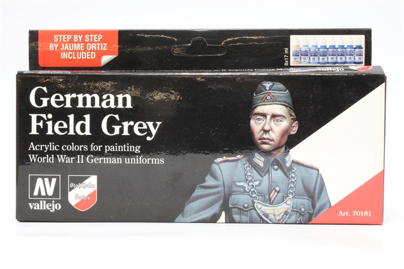Vallejo 70181 German Field Grey set (8 colours)