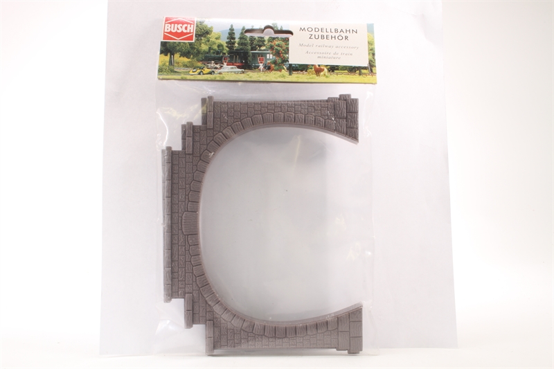 Busch 7027BUS Twin Electric Loco Portals (2) HO scale - Hattons