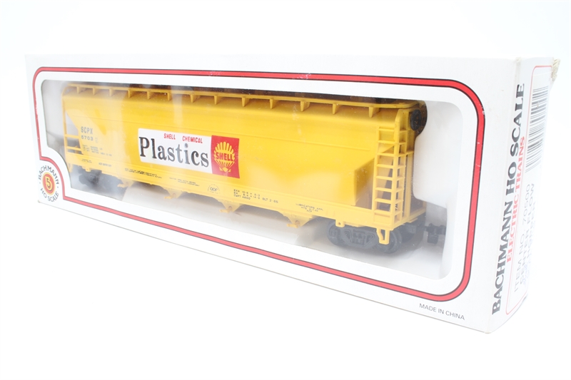 Bachmann USA 70500ShellBAC 56' Centerflow Hopper - 'Shell Plastics'