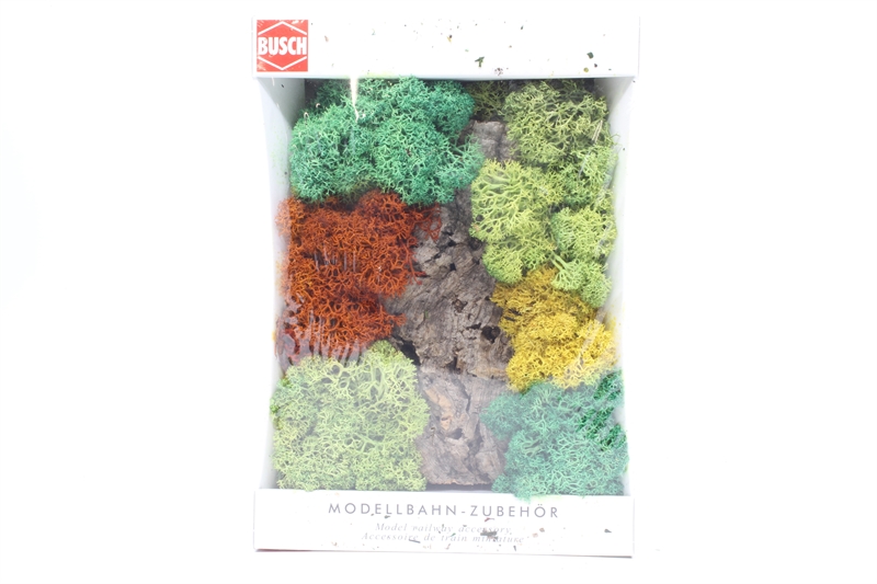 Busch 7101BUS Cork/lichen Assortment HO scale