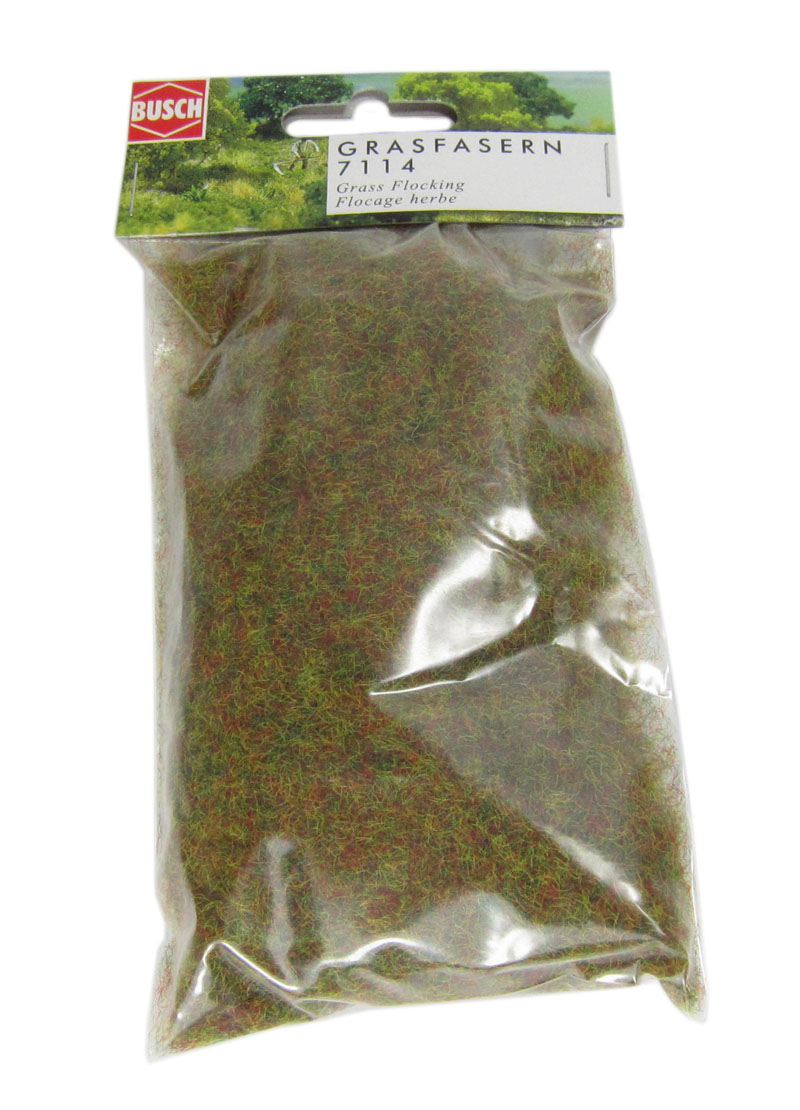 Busch 7114BUS Grass Flock Autumn HO scale