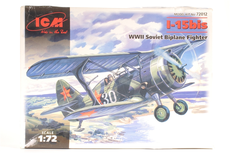 ICM 72012ICM I15-bis WWII Soviet Bi-Plane Fighter - Hattons