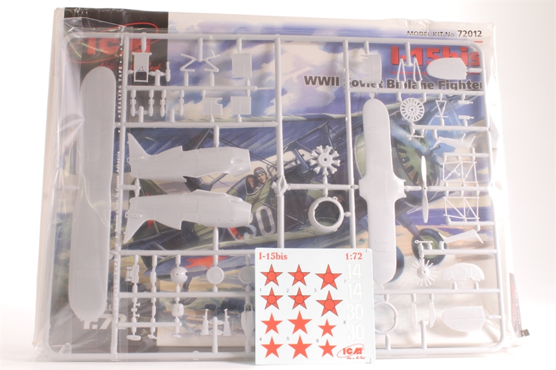 ICM 72012ICM I15-bis WWII Soviet Bi-Plane Fighter - Hattons