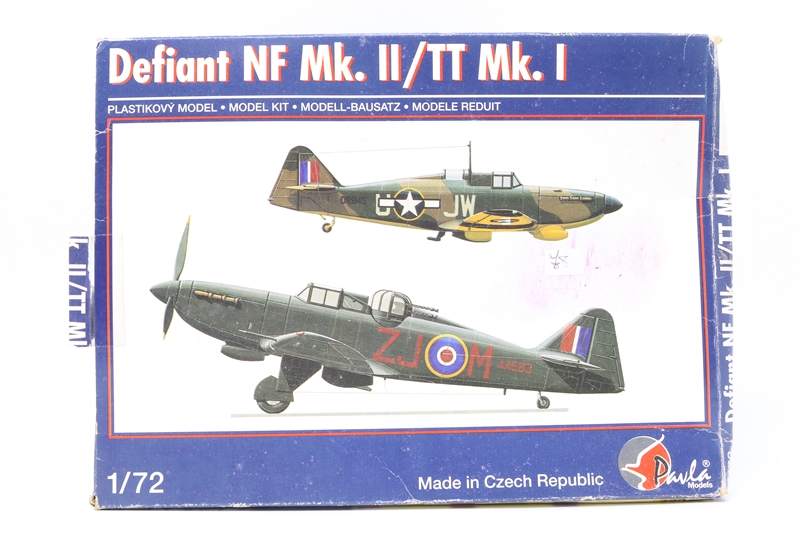 Pavla Models 72035PAV Defiant NF Mk.II/TT Mk.I - Hattons