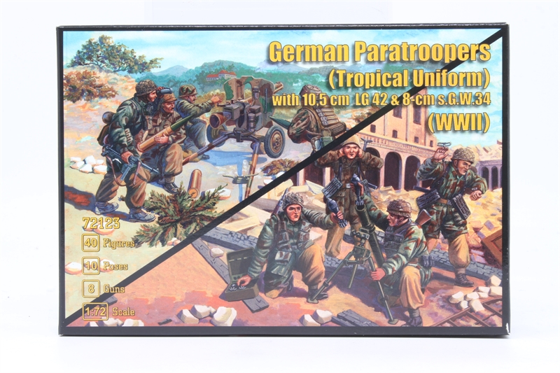 Mars Figures 72123MFG German Paratroopers (Tropical - Hattons