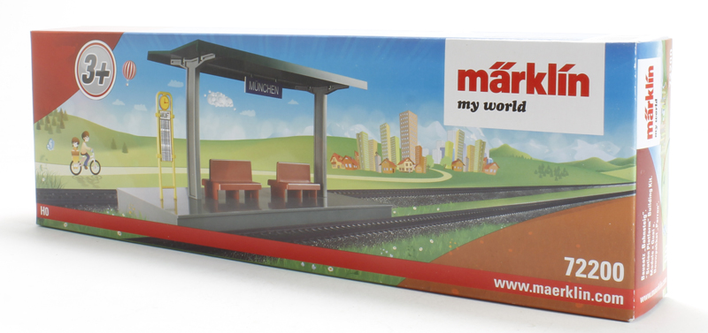 Marklin 72200 My World Station Platform Building Kit - Hattons