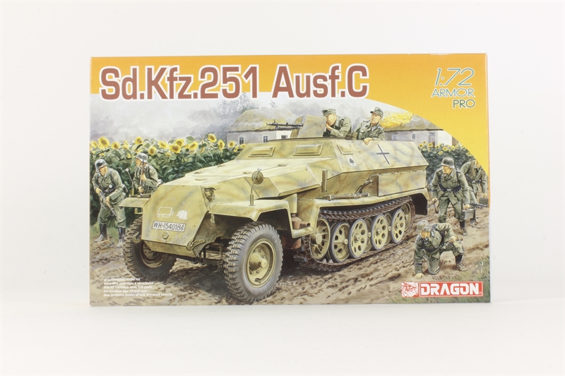 Dragon 7223DRA Sd.Kfz.251 Ausf.C Model Kit - Hattons