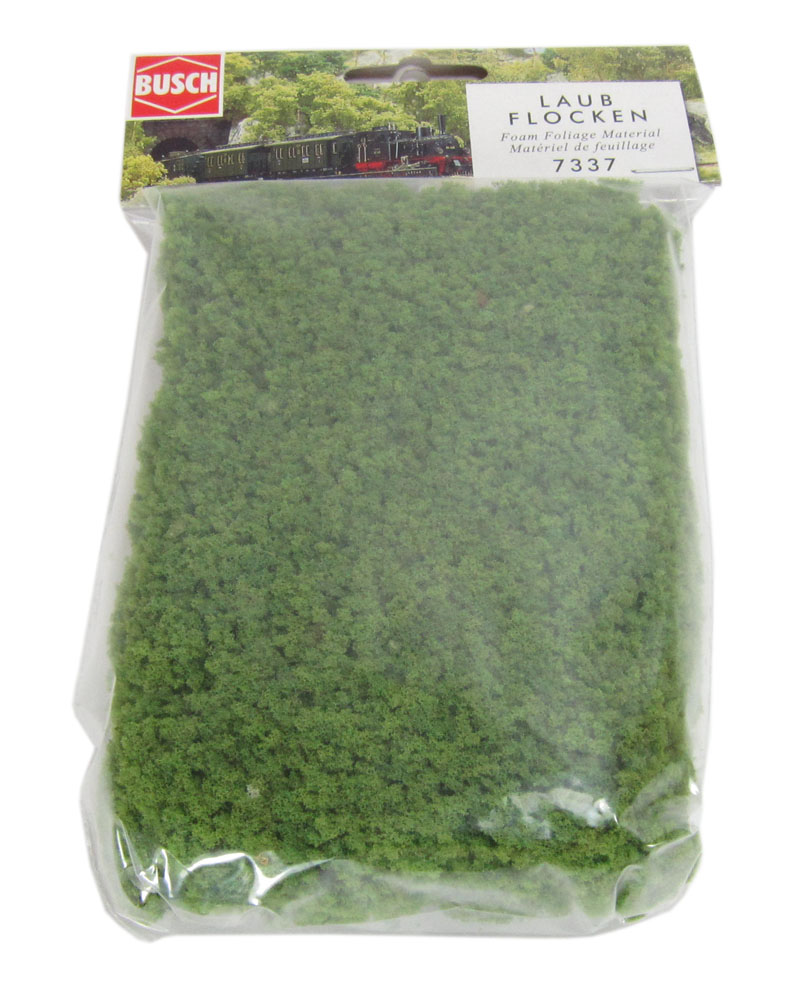 Busch 7337BUS Foliage Material Light Green HO scale