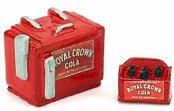 JL Innovative Design 735JL Custom Chest Soda Machine and Case RC Cola