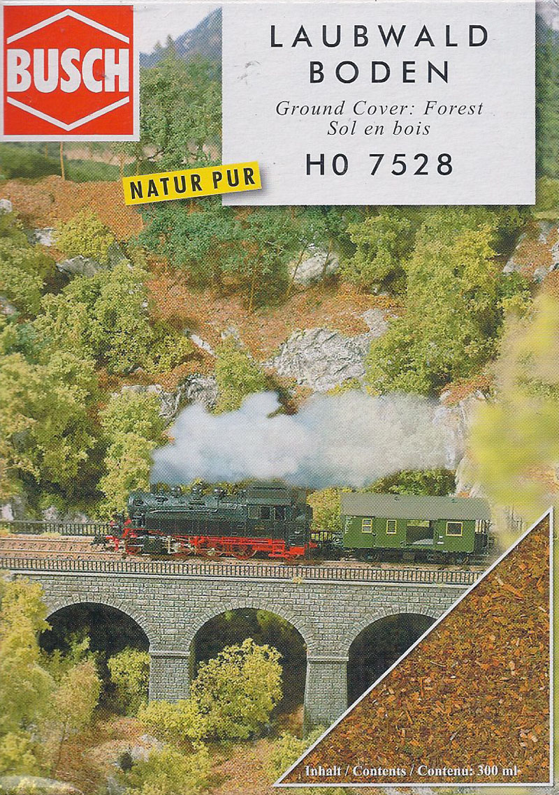 Busch 7528BUS Deciduous Forest Ground HO scale