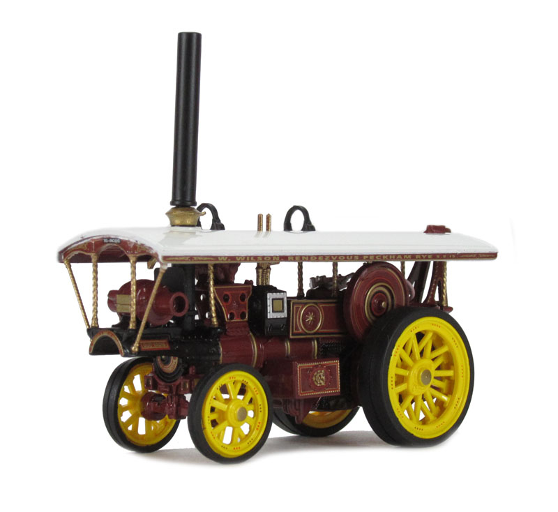 Oxford Diecast 76BUR001 Burrell Showmans "Quo Vadis William Wilson" steam