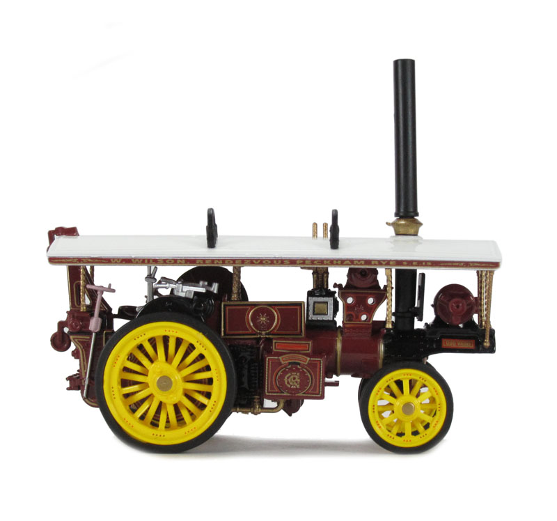 Oxford Diecast 76BUR001 Burrell Showmans "Quo Vadis William Wilson" steam