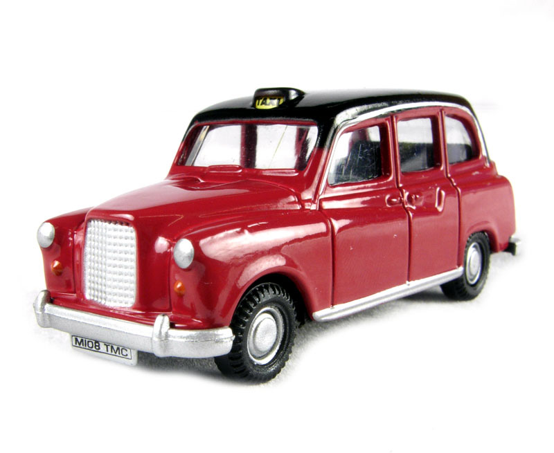Oxford Diecast 76FX4003 FX4 taxi in maroon & black - Hattons